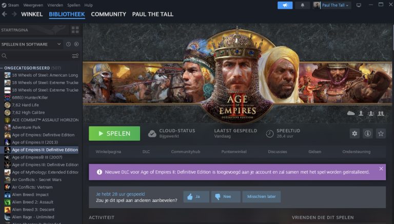 Age of Empires 2 DE fix + Back to Rome DLC works! - Paulthetall.com